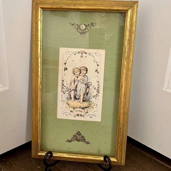 Art | Vintage Framed Lithograph By French Artist L Penet Mid 180s 1620 ...